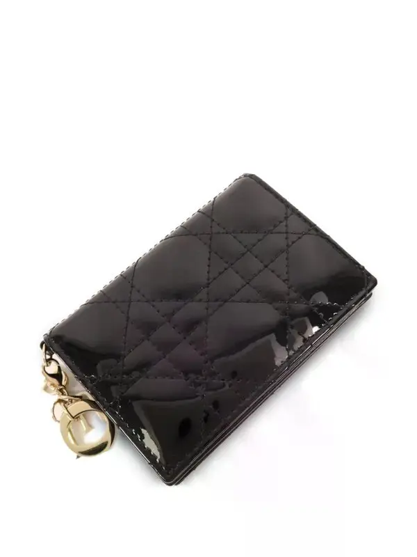 Dior Gardenia Patent Leather Wallet