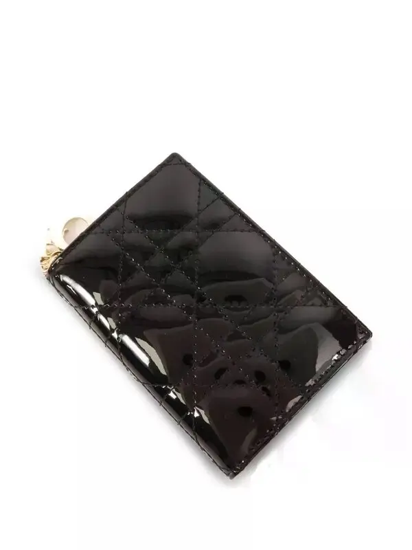 Dior Gardenia Patent Leather Wallet