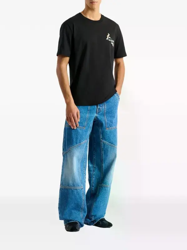 Balmain Embroidered Insect T-shirt