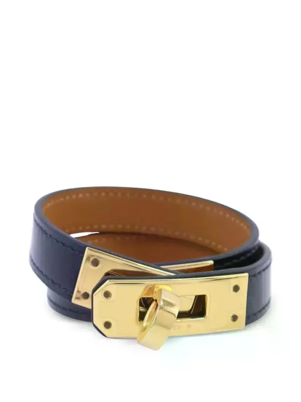 Hermès Kelly Double Tour Leather Bracelet