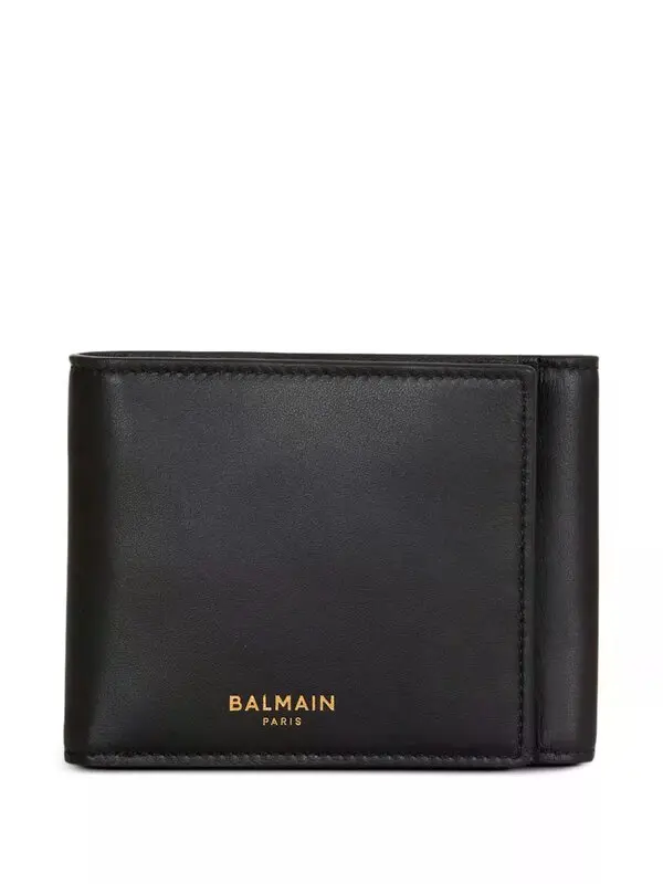 Balmain Smooth-leather Tri-fold Wallet