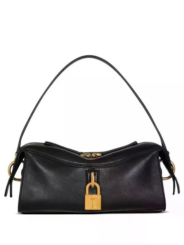 Balmain Small Pulse Bag In Smooth Leather - Black