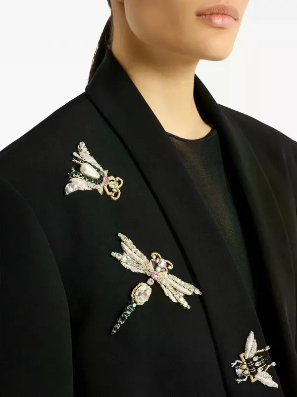 Balmain Embroidered Insect Jacket