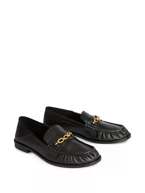Balmain Sync Smooth Leather Loafers