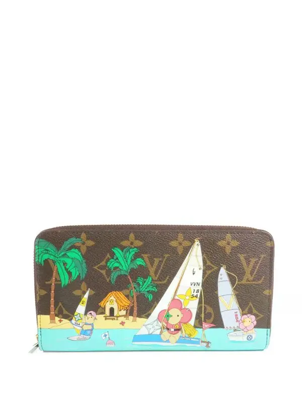 LOUIS VUITTON Vivienne Holiday Monogram Zippy Wallet - Brown