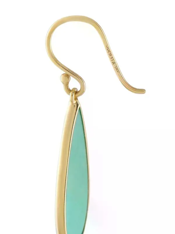 Ippolita 18k Yellow Turquoise Teardrop Earrings