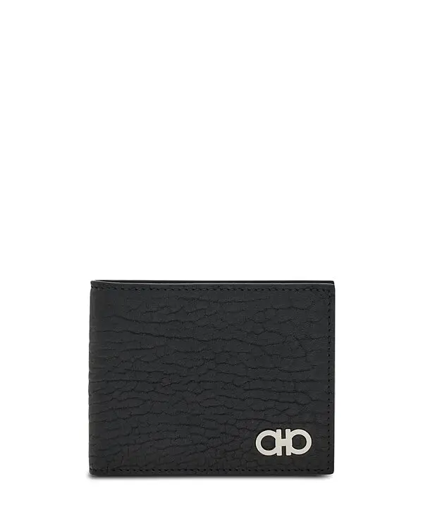 FERRAGAMO Revival Gancini Wallet - Nero