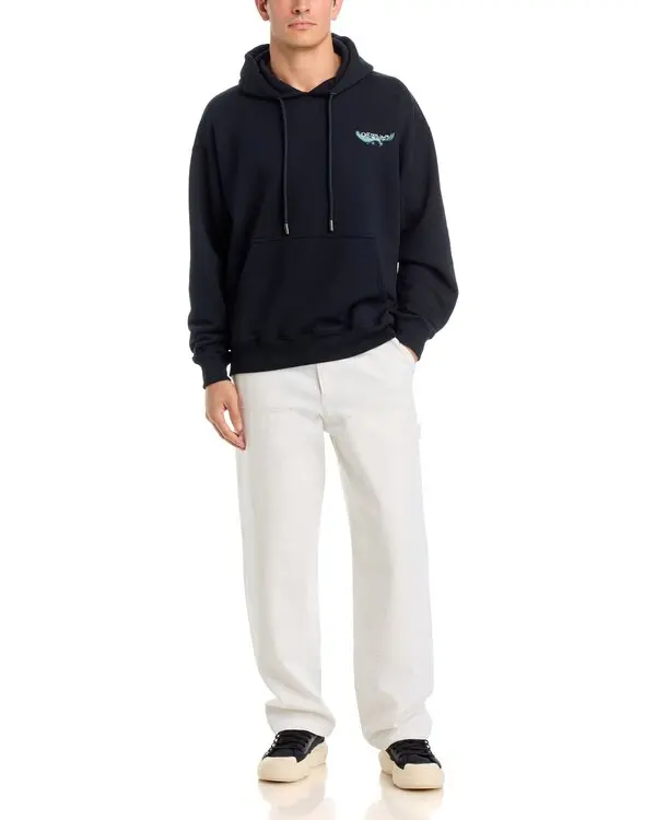 Off-White Moon Skate Logo Graphic Drawstring Hoodie