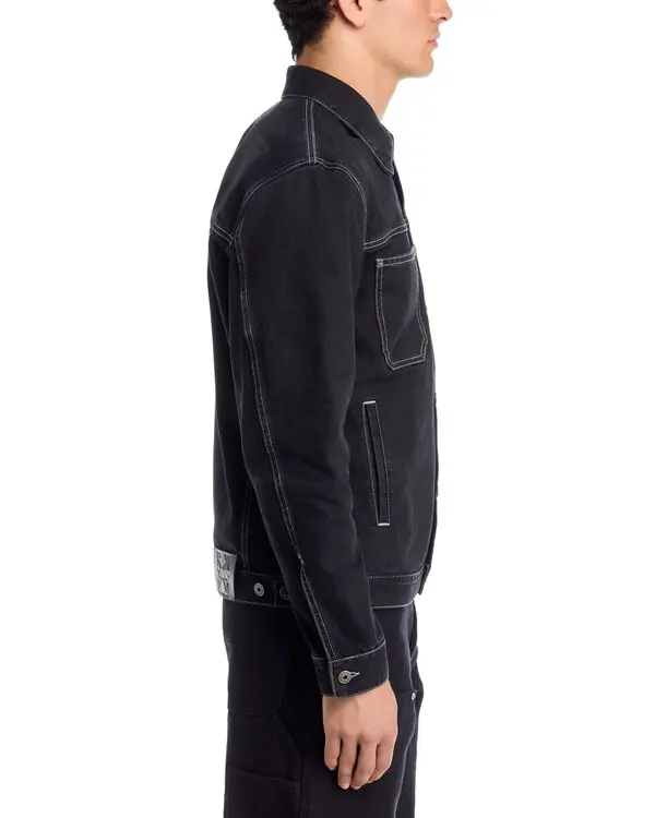 Off-White Half Arrow Trucker Jacket - Black