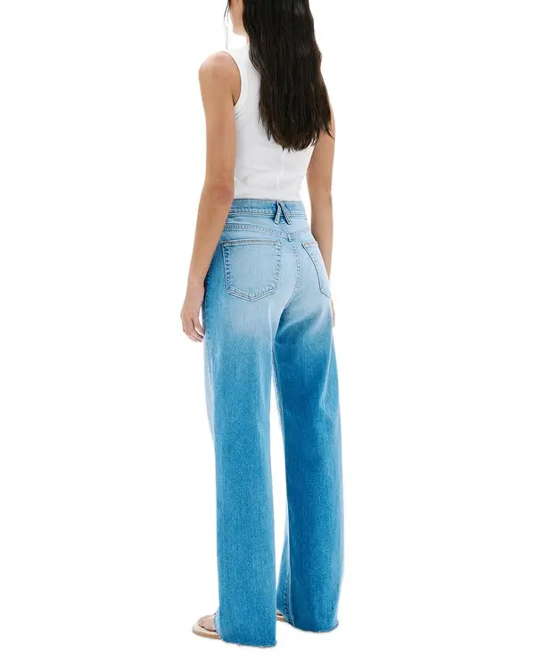SLVRLAKE Grace High Rise Wide Leg Jeans - Slow Dancer