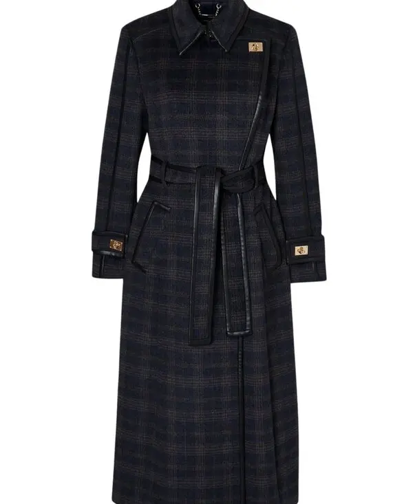 Karen Millen Double Breasted Belted Midi Coat