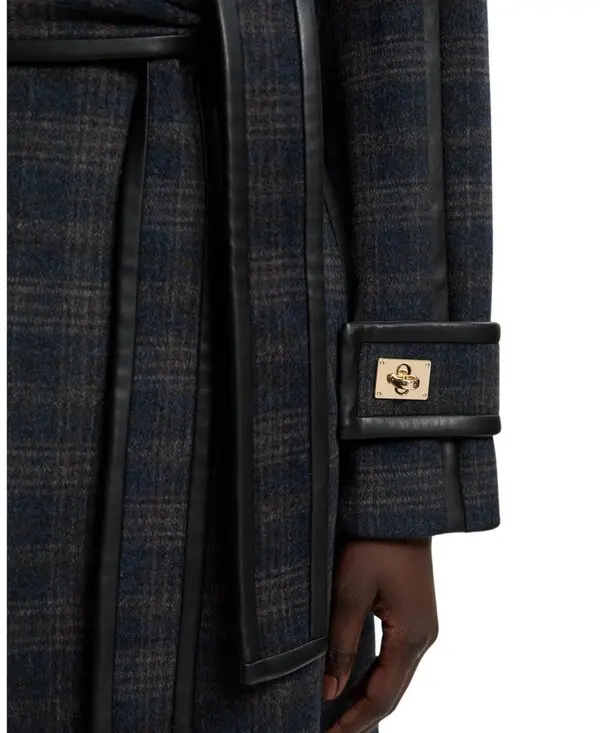 Karen Millen Double Breasted Belted Midi Coat