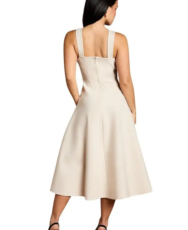 Coast Petite Bandage Cross Neck Midi Dress