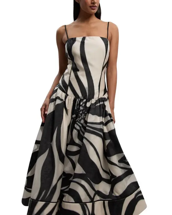 Karen Millen Zebra Print Maxi Dress