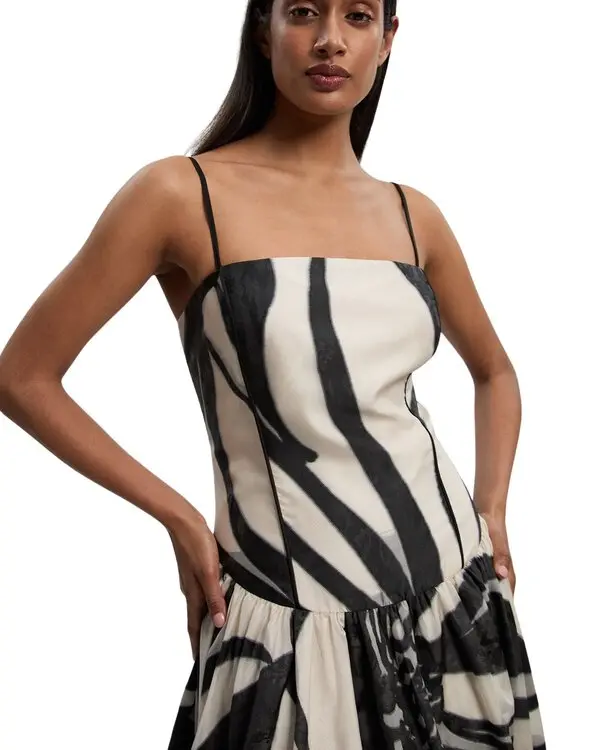 Karen Millen Zebra Print Maxi Dress
