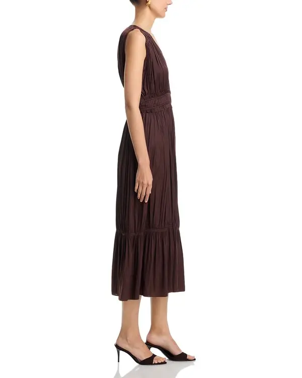 T Tahari V-neck Midi Dress