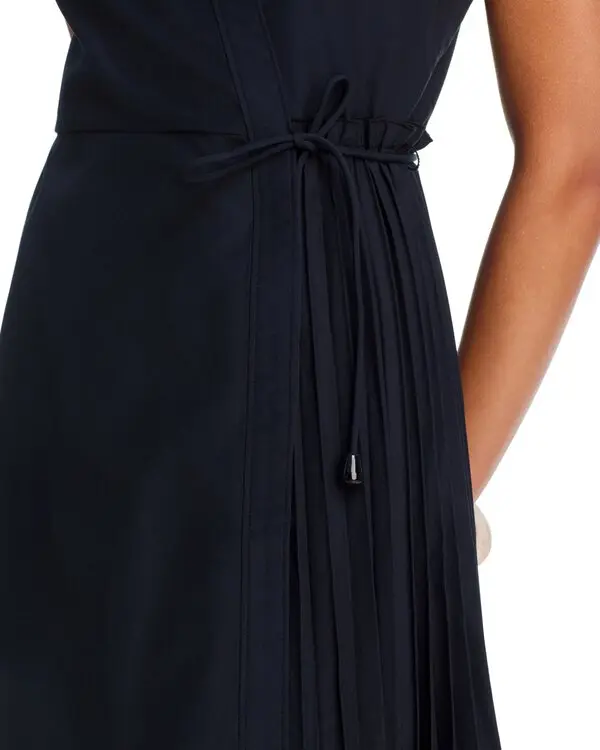 Tanya Taylor Sleeveless Collared Midi Dress