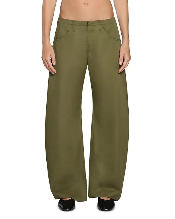 EB DENIM Isla Cinch Pants - Deep Olive