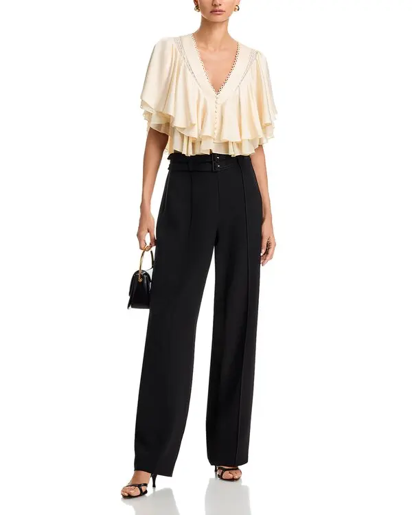 Cinq À Sept Maelor Double Belted Pants