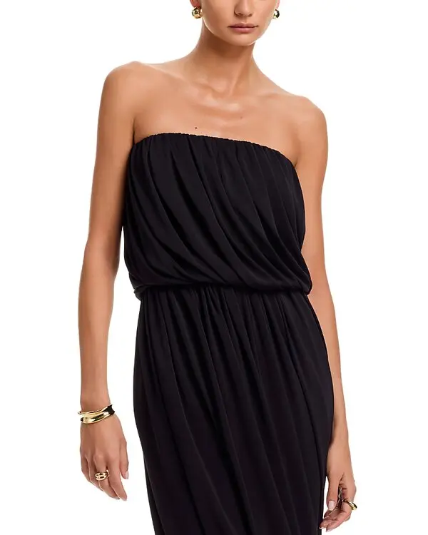 Cinq À Sept Calden Strapless Top - Black