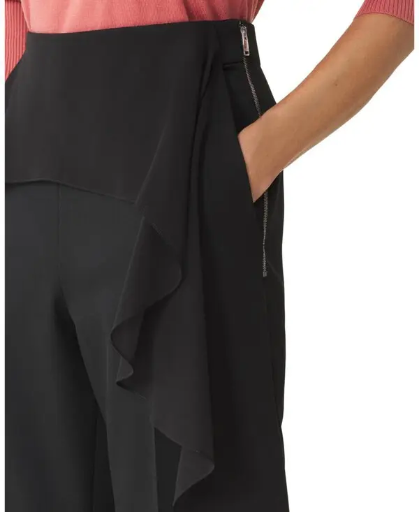 LANVIN Frilled Wool Trousers