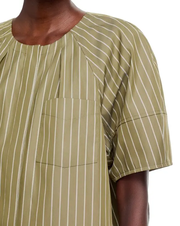 3.1 Phillip Lim Striped Lantern Sleeve Top