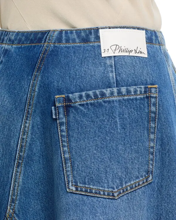 3.1 Phillip Lim Asymmetrical Denim Skirt