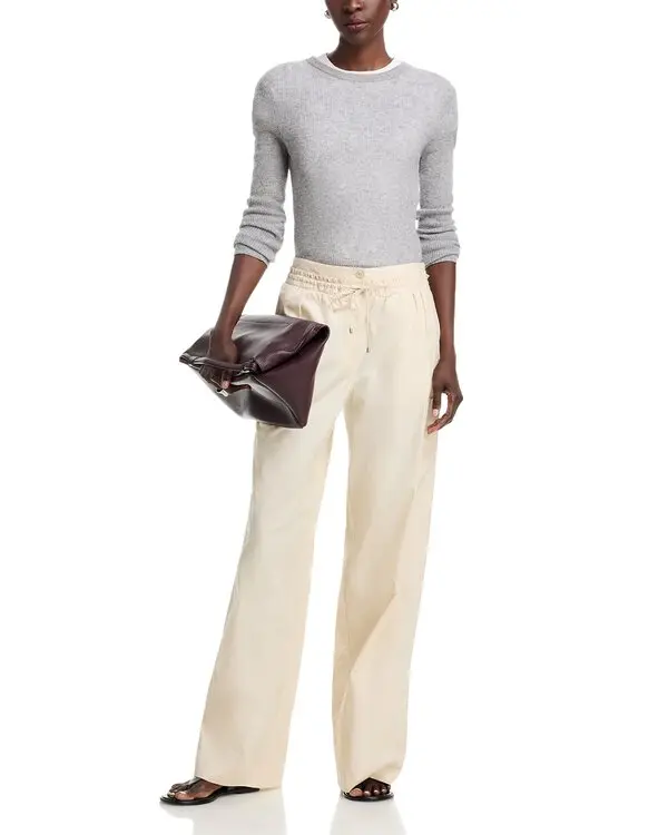 3.1 Phillip Lim Double Waistband Poplin Pants