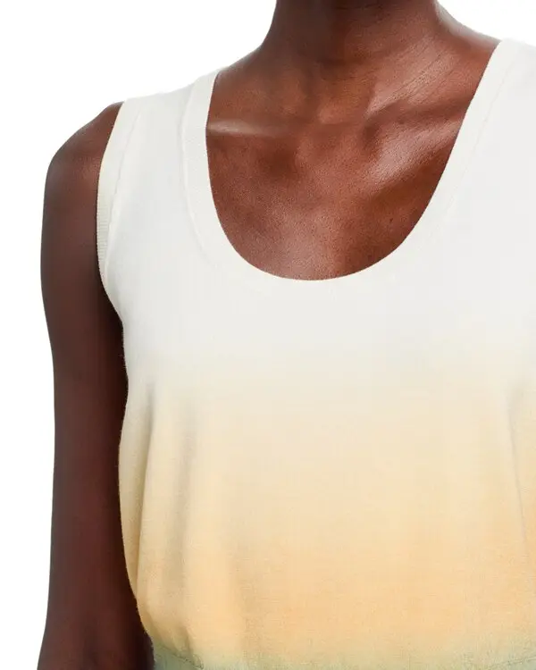 3.1 Phillip Lim Ombre Knit Scoop Neck Tank