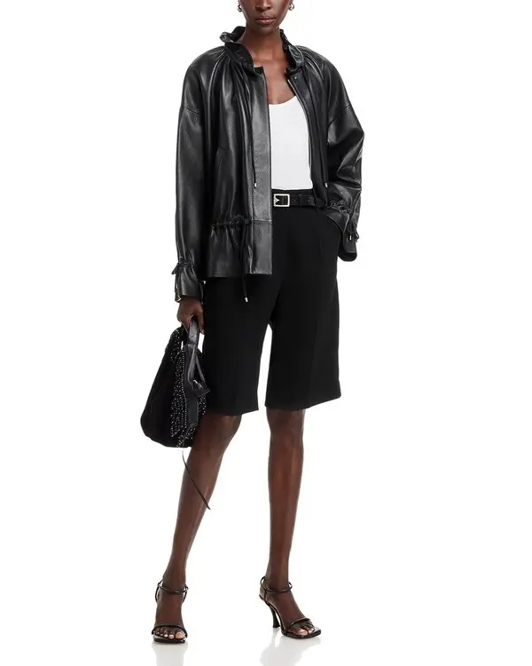 3.1 Phillip Lim Leather Parka Jacket