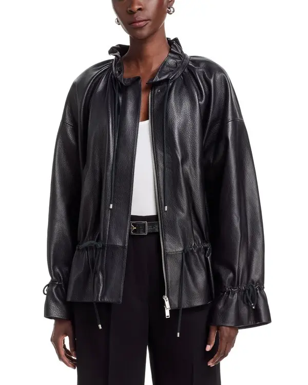 3.1 Phillip Lim Leather Parka Jacket
