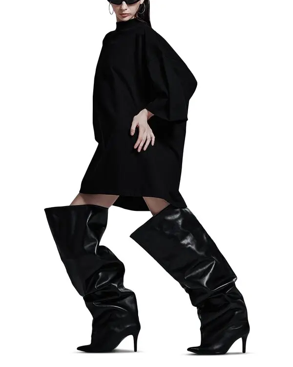 L'EMIUNE Oversized Cotton Tee