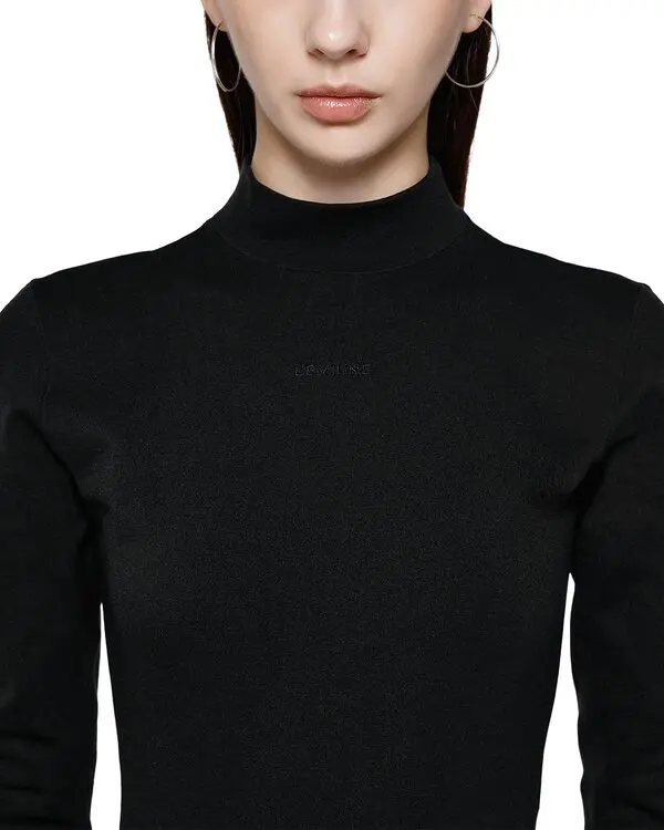 L'EMIUNE Long Sleeve High Neck Bodysuit