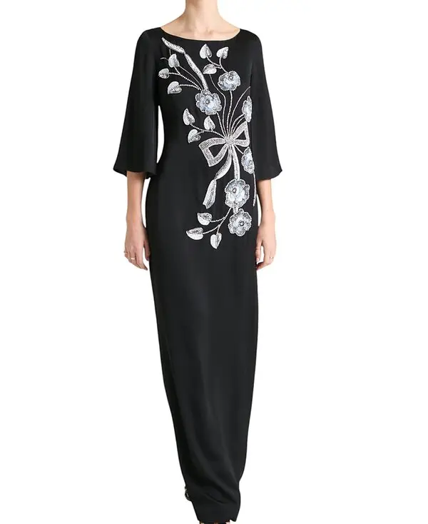 TEMPERLEY LONDON Lana Sleeved Gown
