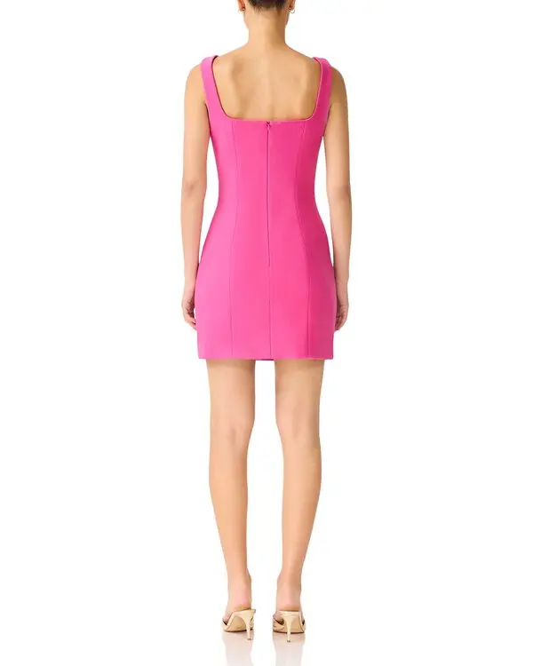 ELLIATT Ilaria Mini Dress With Floral Appliques