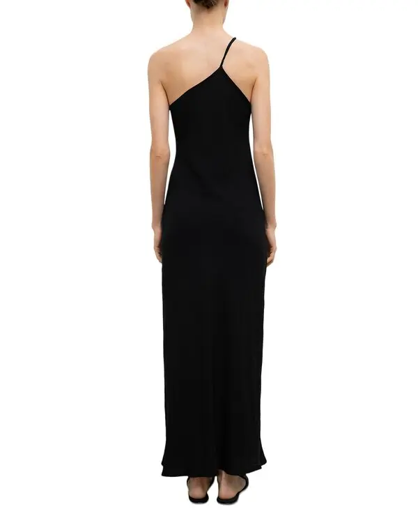 LESET Ari One-shoulder Maxi Dress