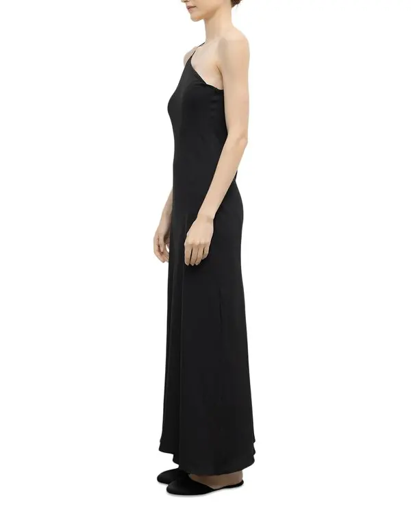 LESET Ari One-shoulder Maxi Dress