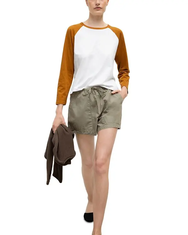 LESET Margo Baseball Tee - White/copper