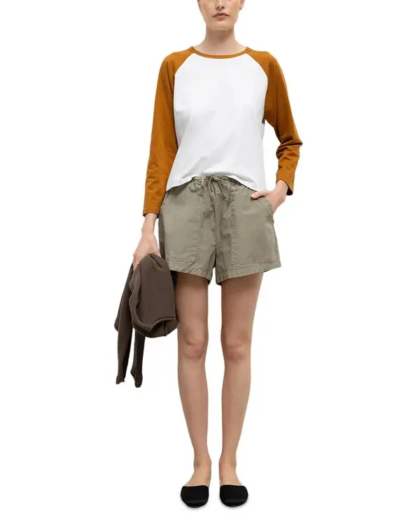 LESET Margo Baseball Tee - White/copper