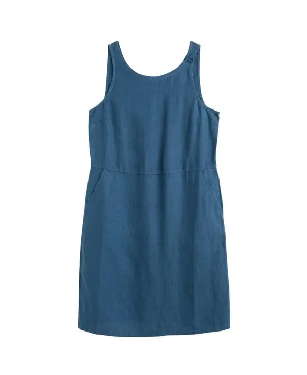 SEASALT CORNWALL Salt Weave Knee Length Pinafore Dress