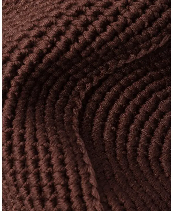 Prada Crocheted Bucket Hat - Brown