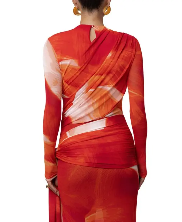 JLUXLABEL Heatwave Mesh Maxi Dress