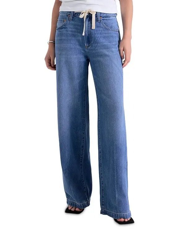PISTOLA Jadyn Drawcord High Rise Relaxed Jeans - Expanse