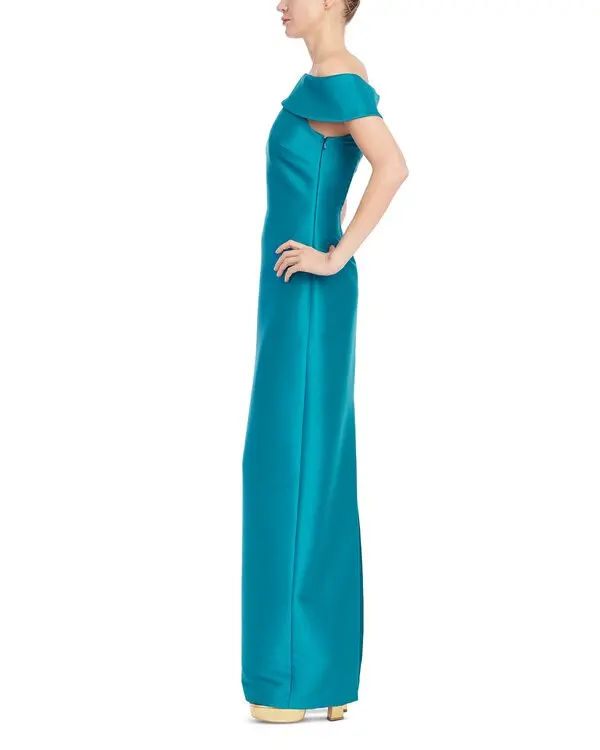 Badgley Mischka One Shoulder Gown