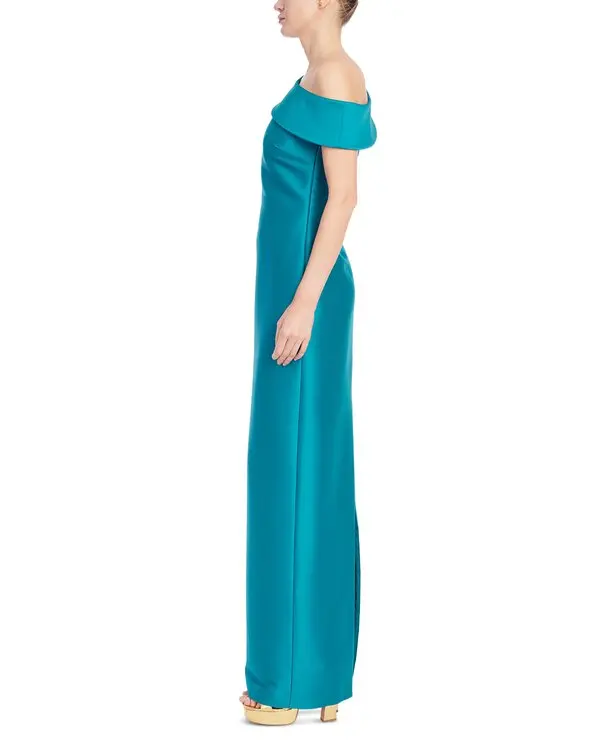 Badgley Mischka One Shoulder Gown