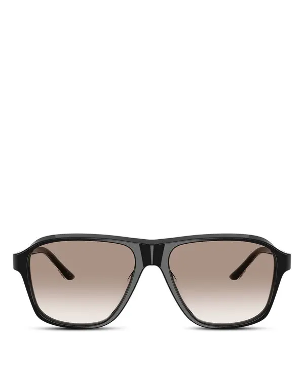 Khaite X Oliver Peoples Aviator 56mm Sunglasses