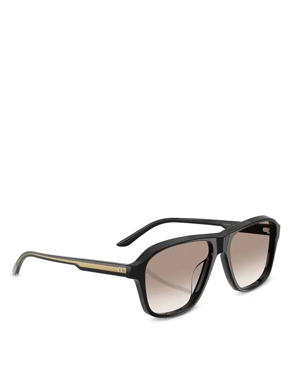 Khaite X Oliver Peoples Aviator 56mm Sunglasses