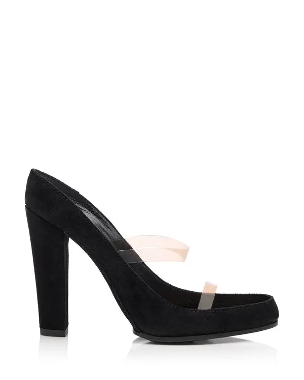 Moschino Transparent Strap High Heel Sandals