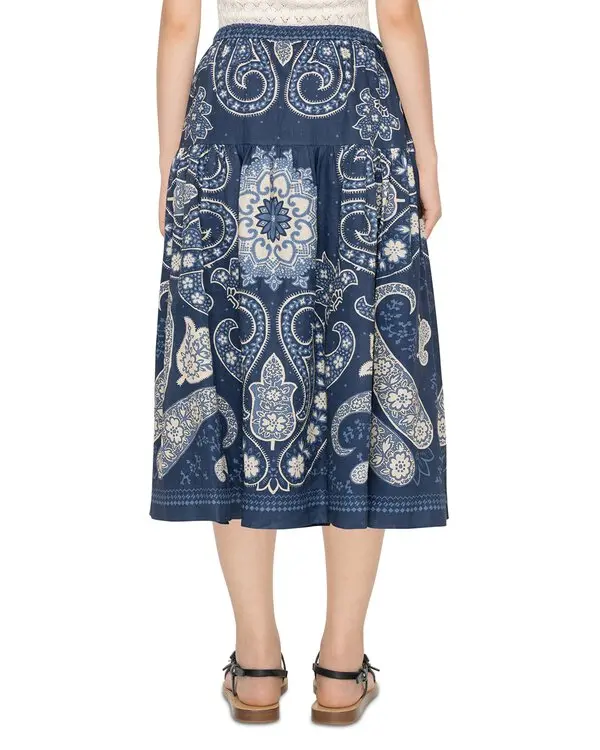 Sea Emelina Printed Midi Skirt