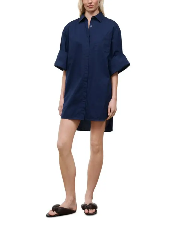 Staud Nico Mini Shirtdress